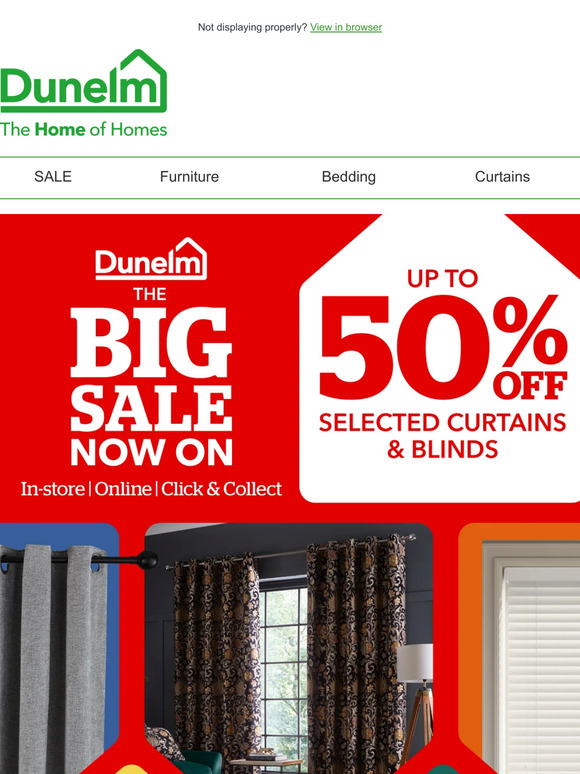 Dunelm: Go window shopping in The Big Sale | Milled