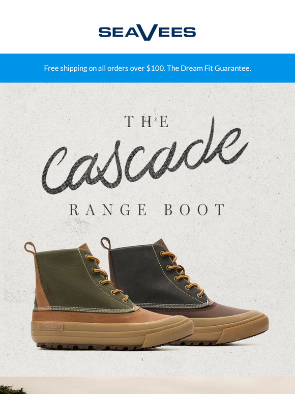 SeaVees: Finally Here: Introducing the Cascade Range Boot | Milled