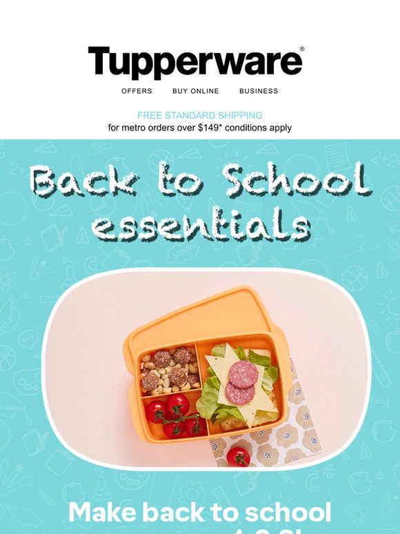 Tupperware: Back to school never looked so good! | Milled