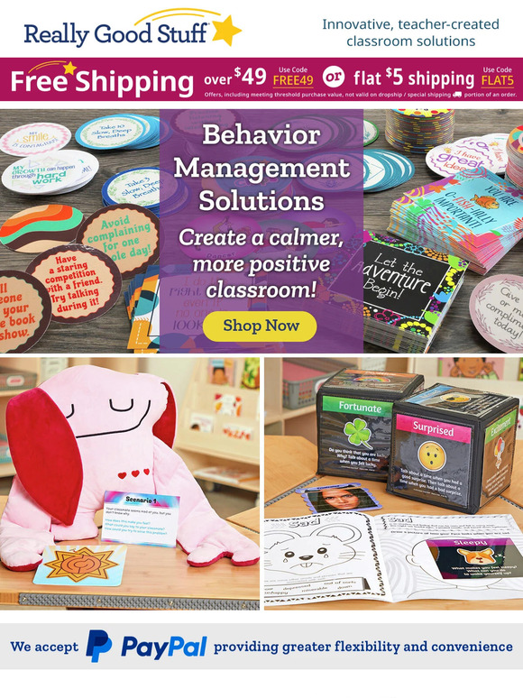 Really Good Stuff: Behavior management solutions for your classroom | Milled