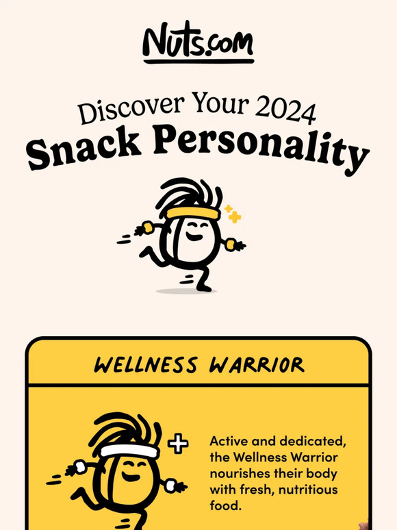 Nuts.com: Find Out Your 2024 Snacking Vibe | Milled