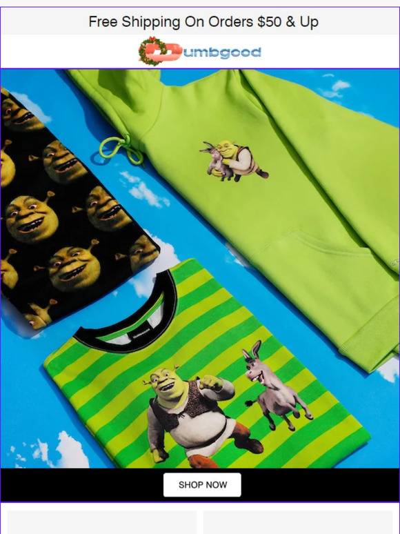 Dumbgood: Dive into the Nostalgia with Our Shrek Collection! | Milled