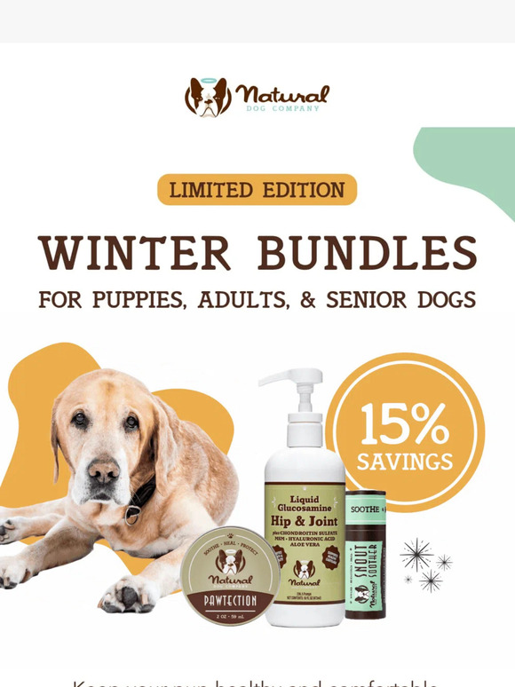 Natural Dog Company: Save 15% on NEW Winter Bundles! | Milled