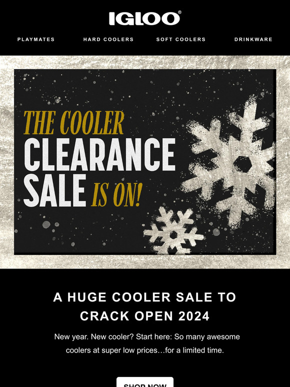 Igloo-Store.com: Crack open 2024 with this HUGE cooler sale… | Milled