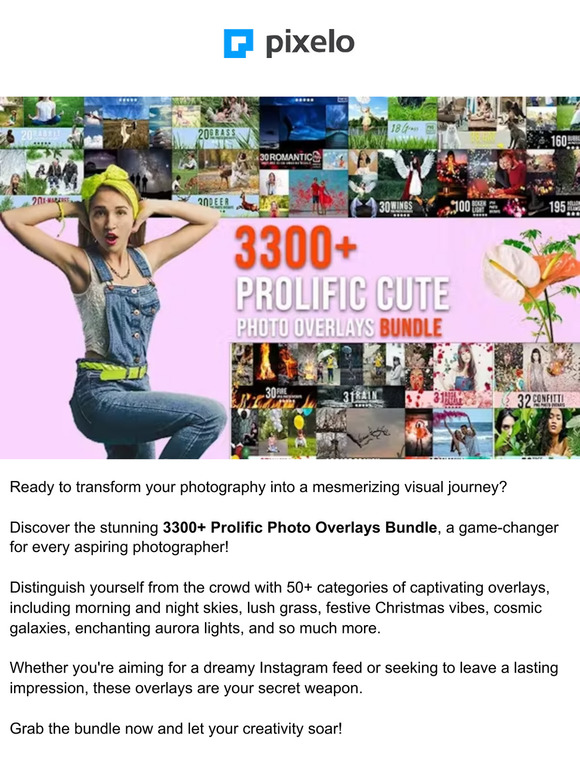 Pixelo: Snap, Enhance, Dazzle With 3300+ Overlays! | Milled