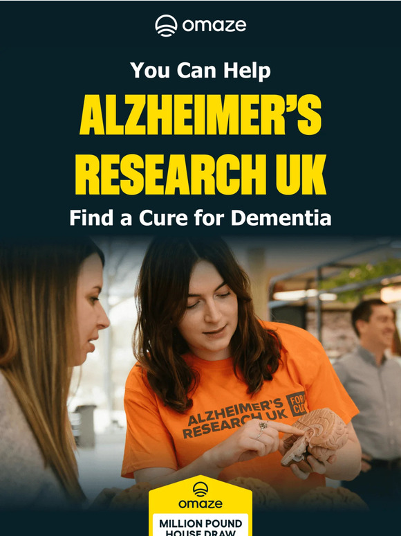 Omaze: Meet Our Charity Partner: Alzheimer’s Research UK 🧡 | Milled