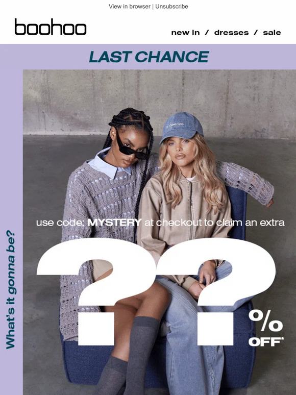 Boohoo: Your Exclusive Discount Is (Almost) Over 💔 | Milled