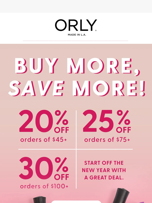 Orly: Stock Up On ORLY With Up To 30% Off! | Milled