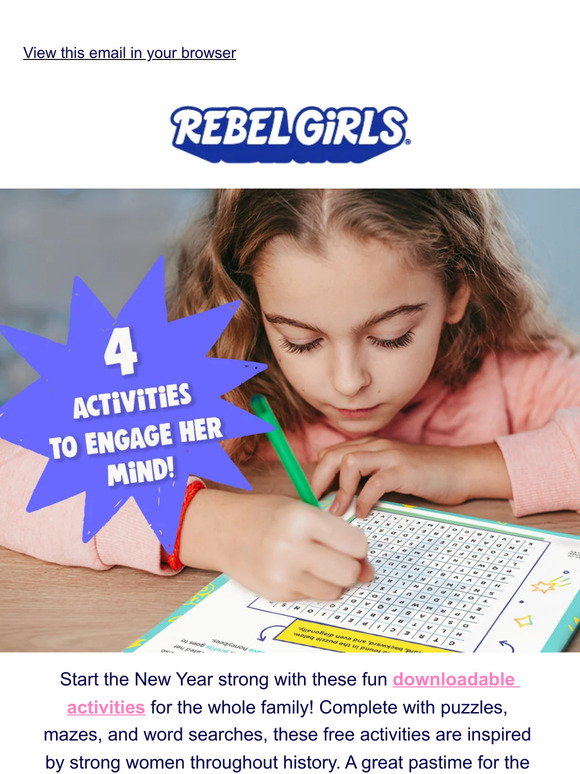 Rebel Girls: 4 Activities to Explore with Your Rebel this Weekend! ⚡ ...