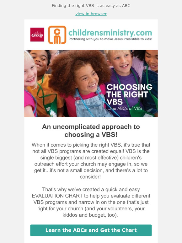 Group Youth Ministry: How to Choose VBS for Your Church | Free ...