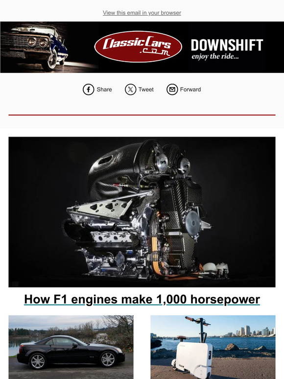 ClassicCars: How F1 engines make 1,000 horsepower | Milled