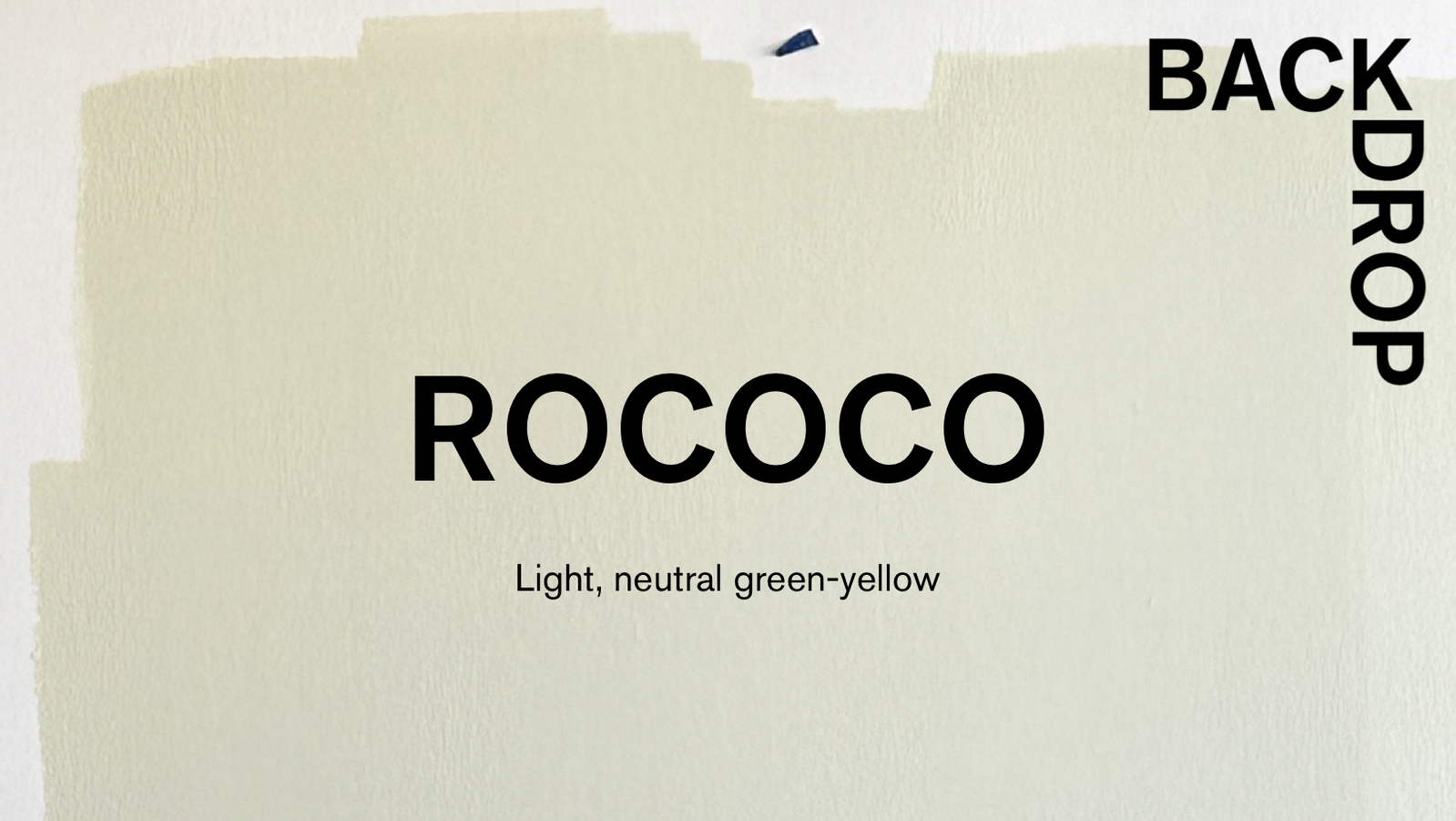 Backdrop: ROCOCO, NEW COLOR FOR YOU | Milled