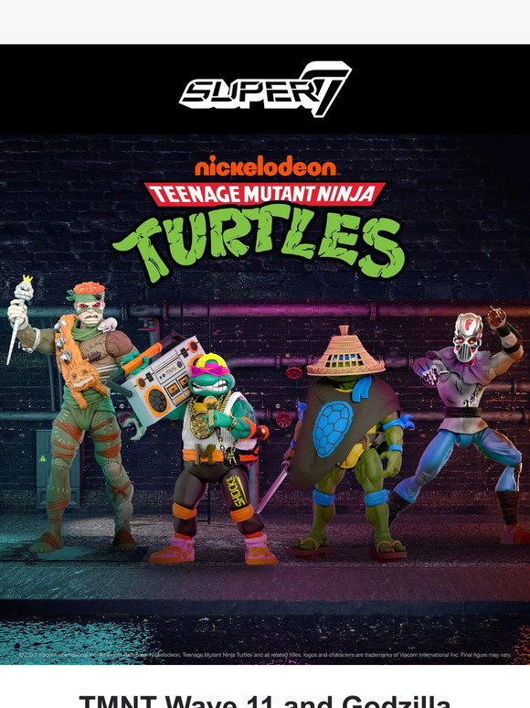 Super7: Godzilla Minus One and TMNT Wave 11 ULTIMATES! Closing Soon ...