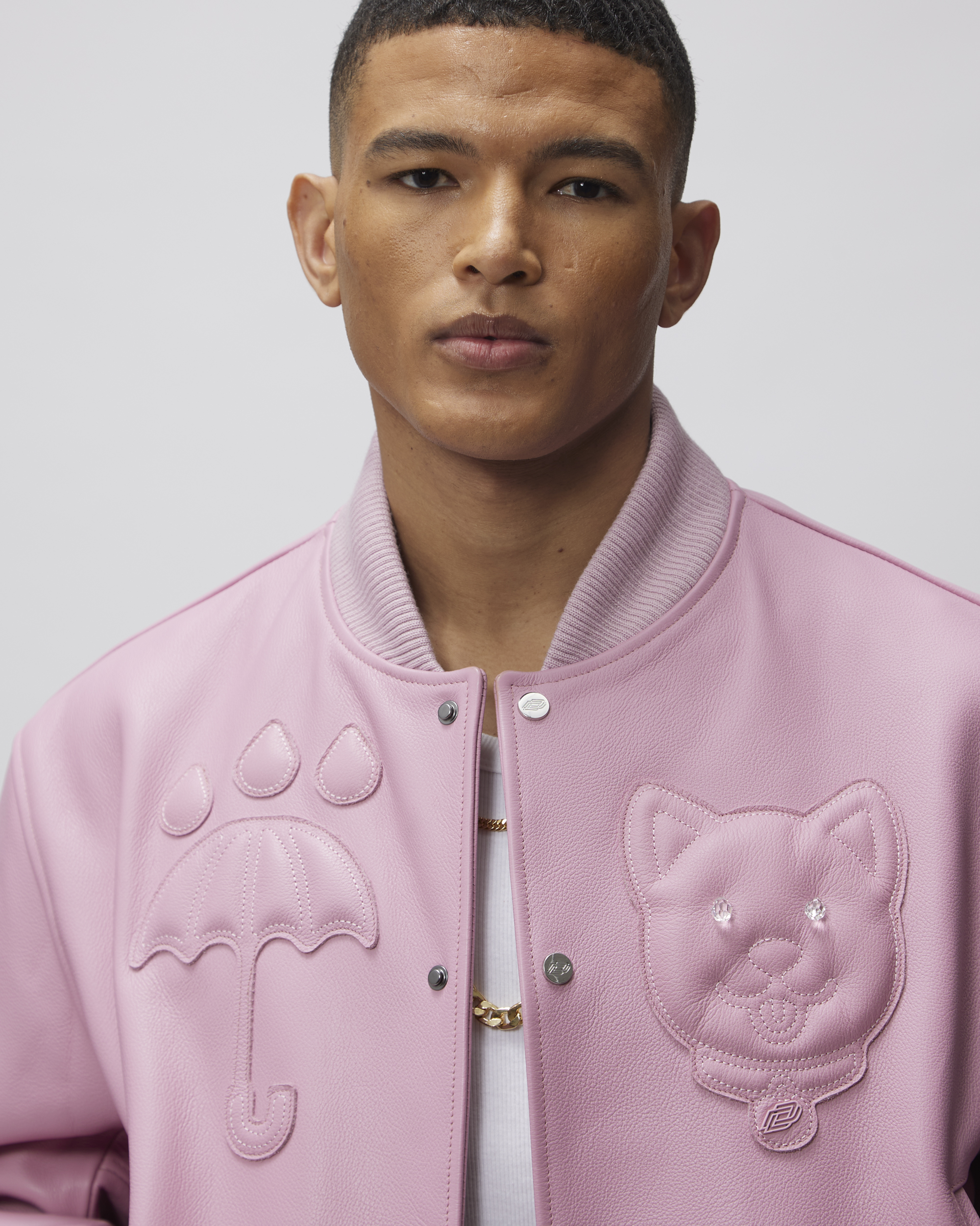 Due Diligence Apparel: CHRIS BROWN WEARS DUE DILIGENCE PINK BOMBER ...