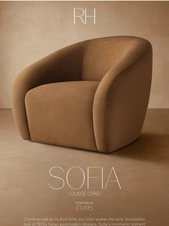 RH: Explore Contemporary Lounge Chair Collections | Milled