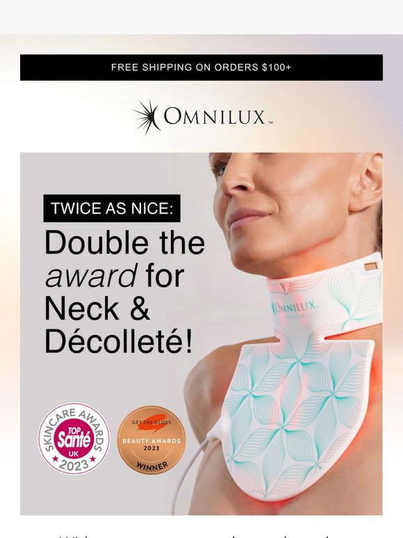 Omnilux: Neck & Décolleté is a winner! | Milled