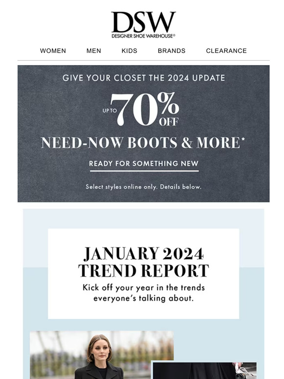 DSW: YOUR NEW YEAR TREND REPORT | Milled