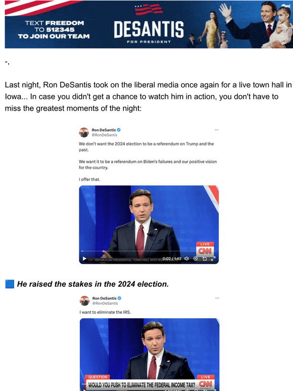 Ron DeSantis: Ron DeSantis took on CNN again last night | Milled