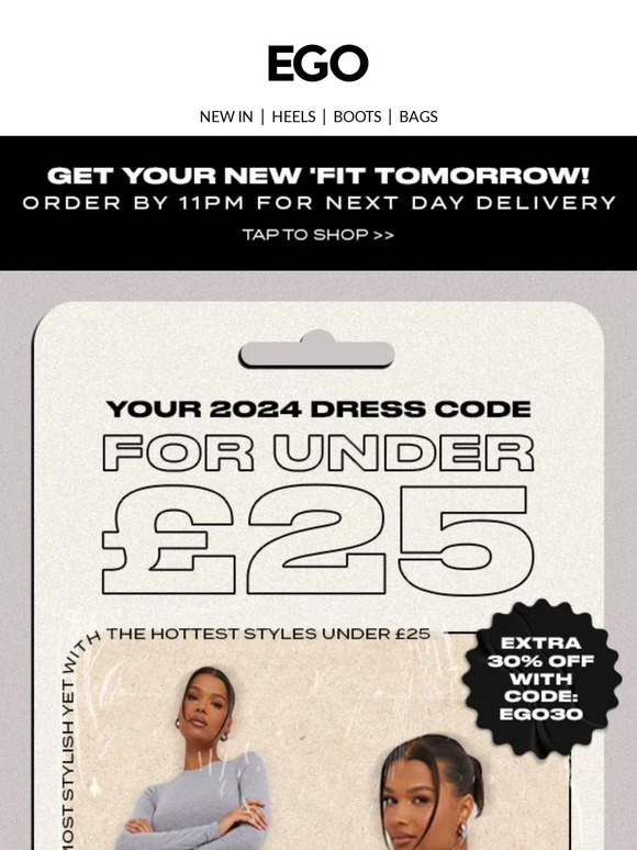 Ego: Your 2024 dress code for UNDER £25! 💁‍♀️ | Milled