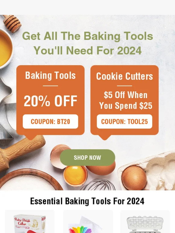 OliveNation: Shop All The Baking Tools You'll Need For 2024! | Milled