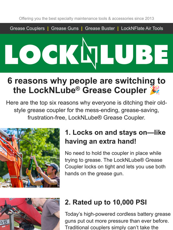LockNLube: 6 reasons why people are switching to the LockNLube® Grease ...