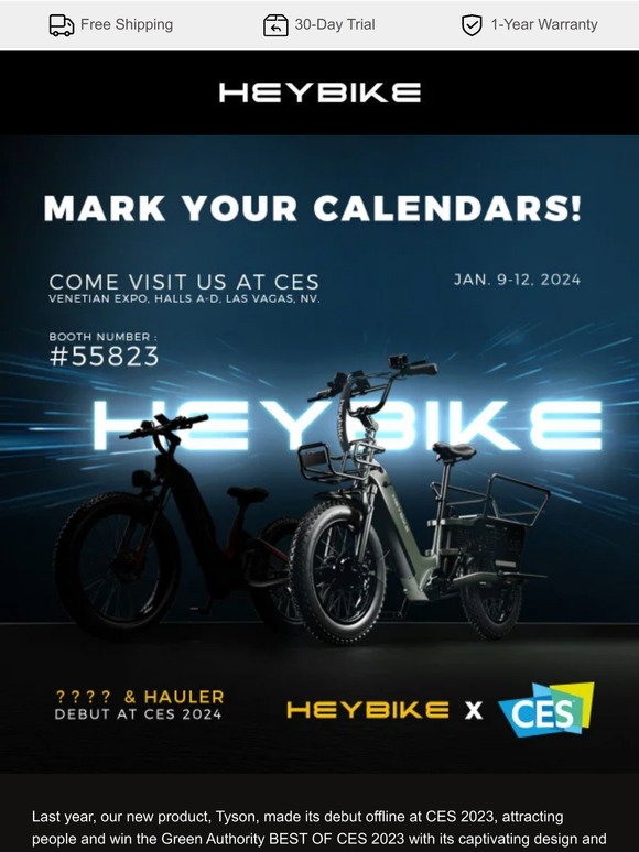 Heybike: Two brand NEW Heybike ebikes will debut at CES 2024! | Milled