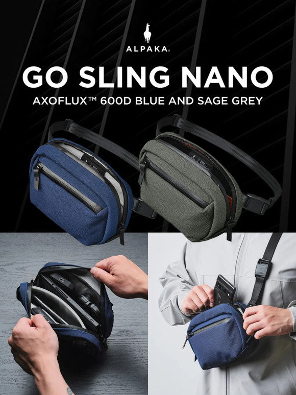 ALPAKA: [NEW] Go Sling Nano Blue & Grey 🏙️ | Milled