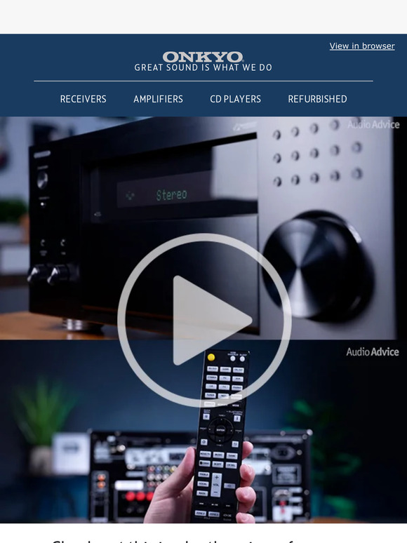 ONKYO: Video Review: Deep Dive into the TX-RZ70 AV Receiver | Milled