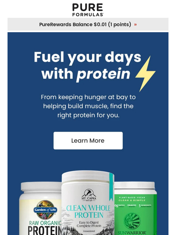 PureFormulas: Protein punch: Protein-packed powders, supplements & bars ...