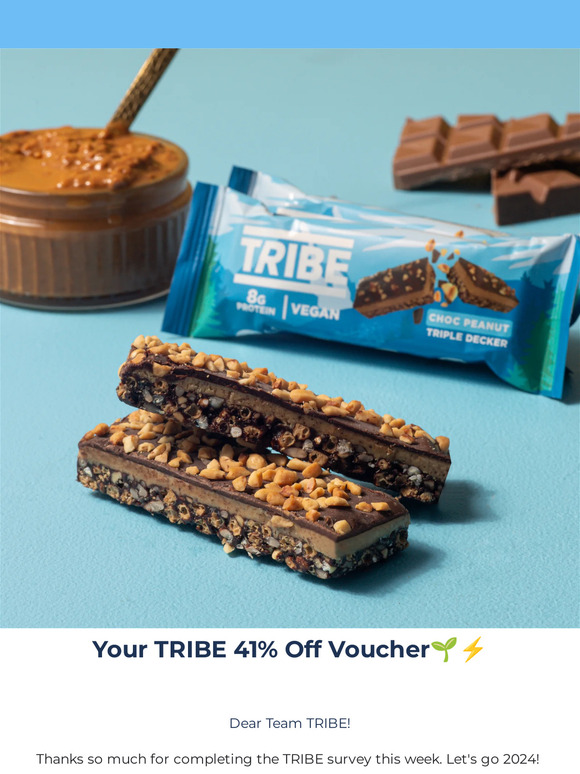 Tribe: Survey Thank You | 24-Hour TRIBE Voucher🏕️ | Milled