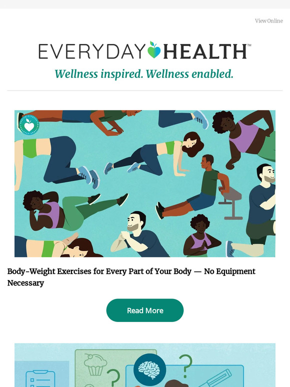 Everyday Health: Body-Weight Exercises for Every Part of Your Body — No ...