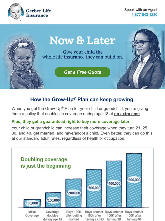 Gerber Life: Children's life insurance that grows with them | Milled