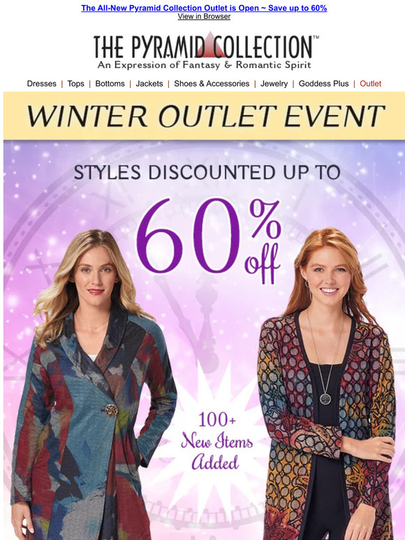 Pyramid Collection: Your Romantic Mystery ~ Outlet Styles up to 60% Off ...