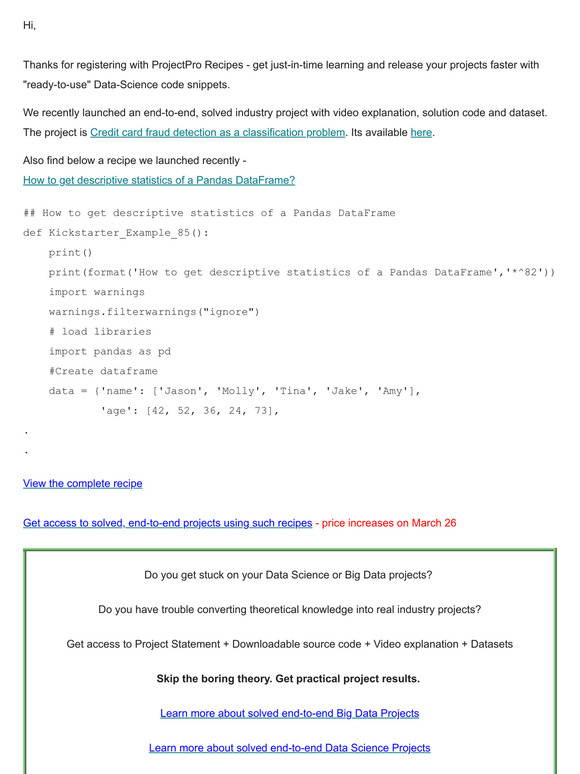 ProjectPro: 🌟Machine Learning code example - 6: How to get descriptive ... ProjectPro: 🌟Machine Learning code example - 6: How to get descriptive ...