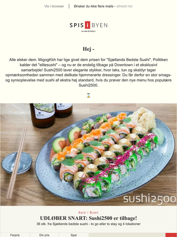 Spis i Byen: Det er nu eller aldrig ⌛️ | Milled