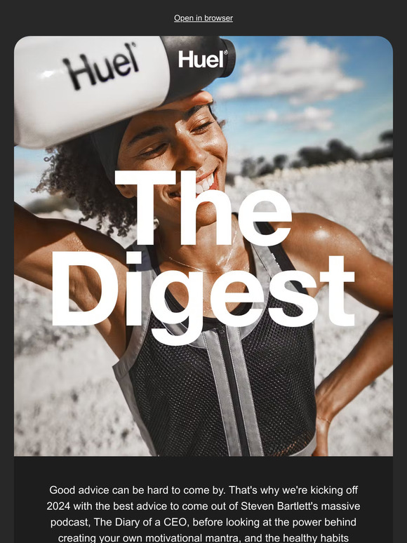 Huel: 5 habits to follow from The Diary of a CEO guests ️ | Milled