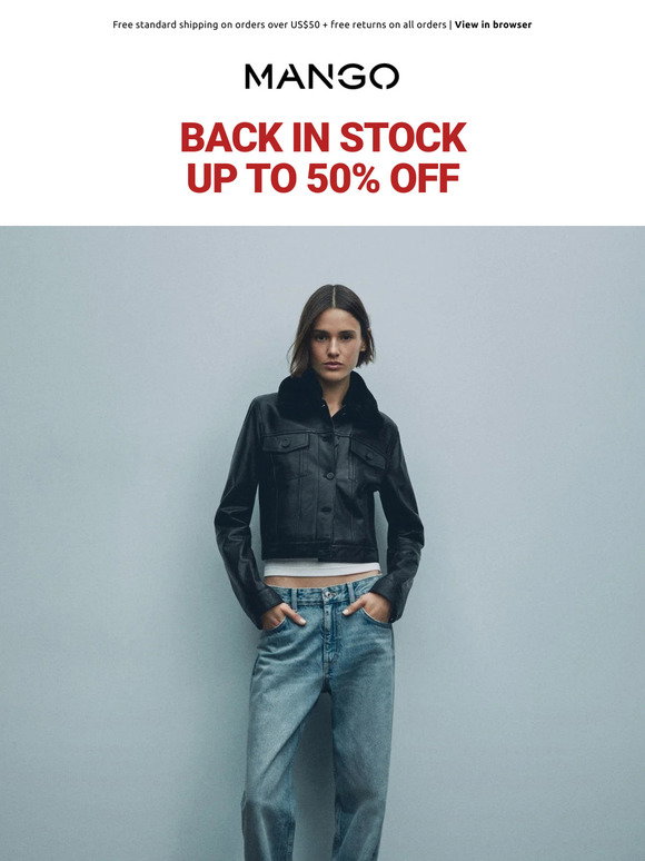 Mango: We’re restocking! Up to 50% off 📢 | Milled