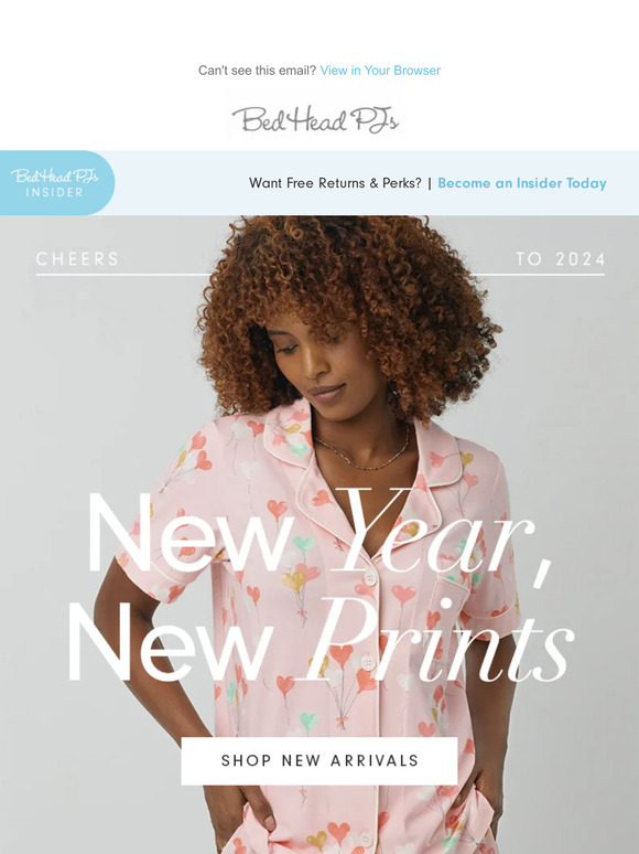 BedHead Pajamas: Best Wishes for a restful January | Milled