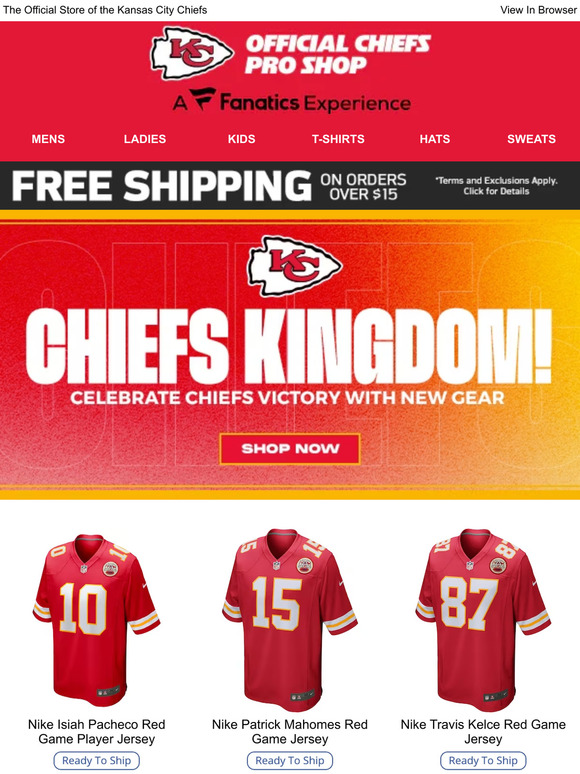 Kansas City Chiefs: Chiefs Win! Gear Up In Official Styles | Milled