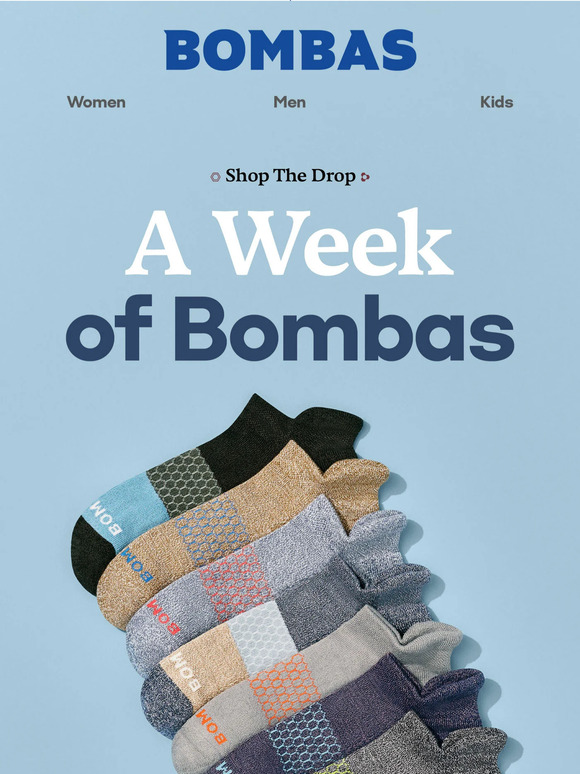 Bombas: They’re Back: Week of Bombas Packs | Milled