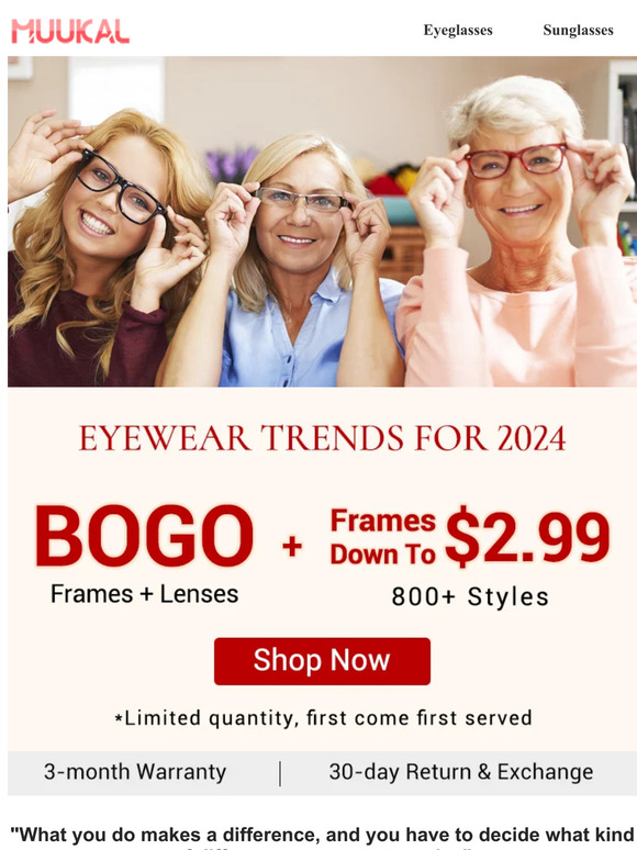 Muukal: Buy 1 Get 1 Free Find Your New Look | Milled