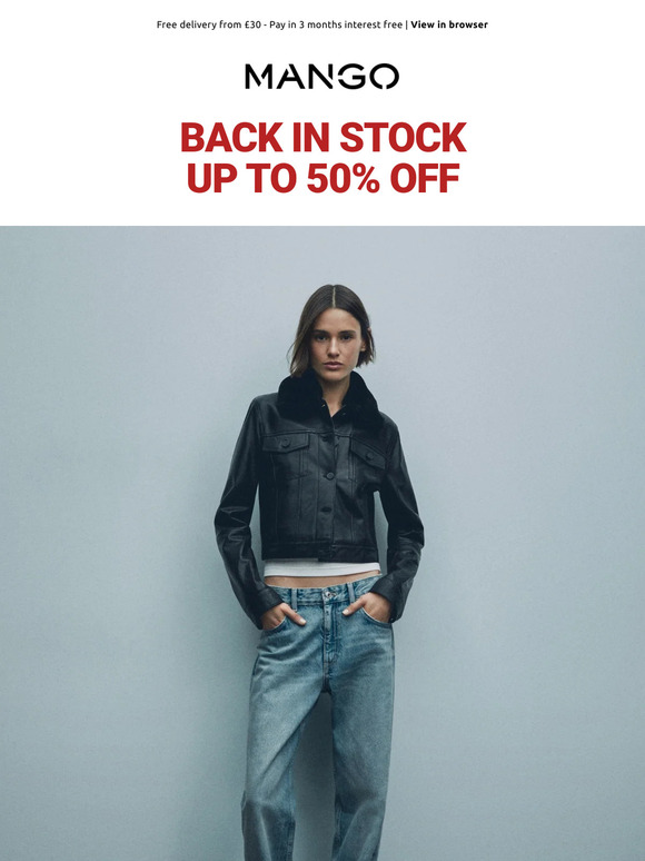 Mango: We’re restocking! Up to 50% off 📢 | Milled