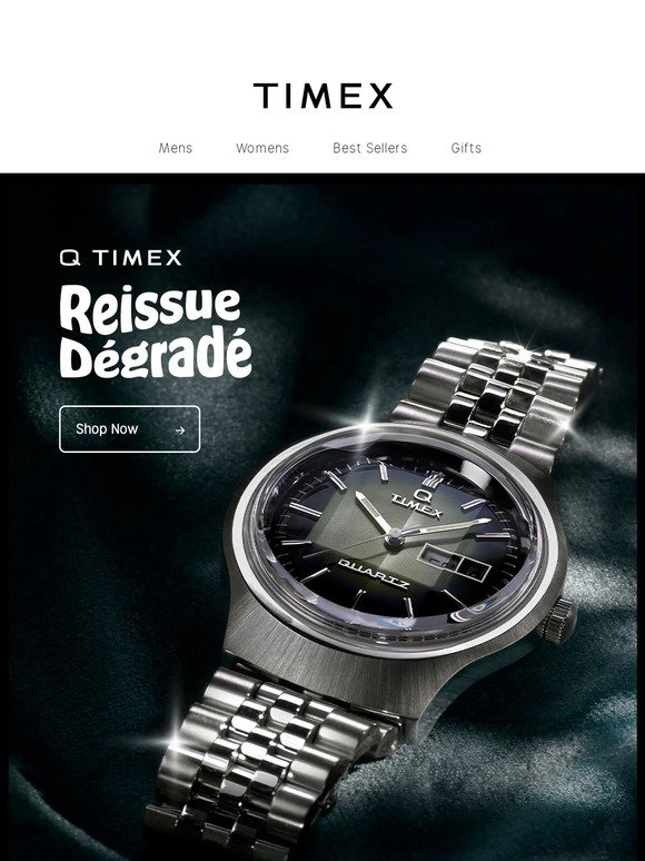 Timex: Introducing Q Timex Reissue Dégradé | Milled