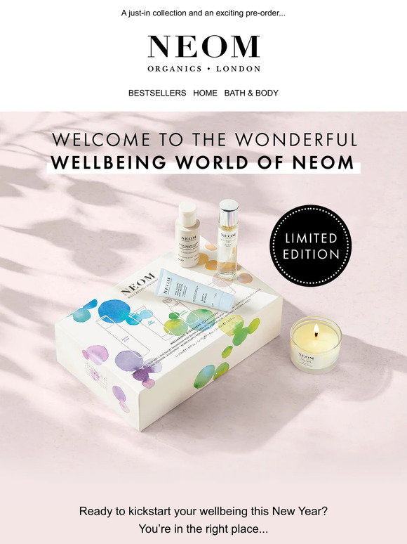 NEOM: NEW YEAR. NEW WAYS TO WELLBEING. | Milled