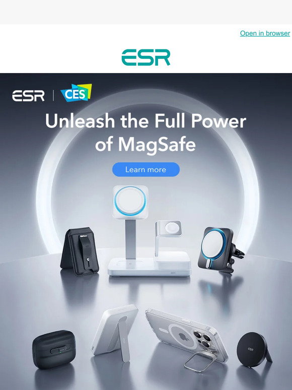 ESR Gear: CES 2024: Unleash the full power of MagSafe | ESR | Milled