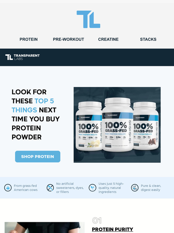 Transparent Labs: Buying Protein? Check These 5 Things | Milled