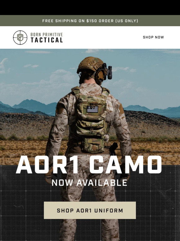 Born Primitive: Our AOR1 Uniform is here | Milled