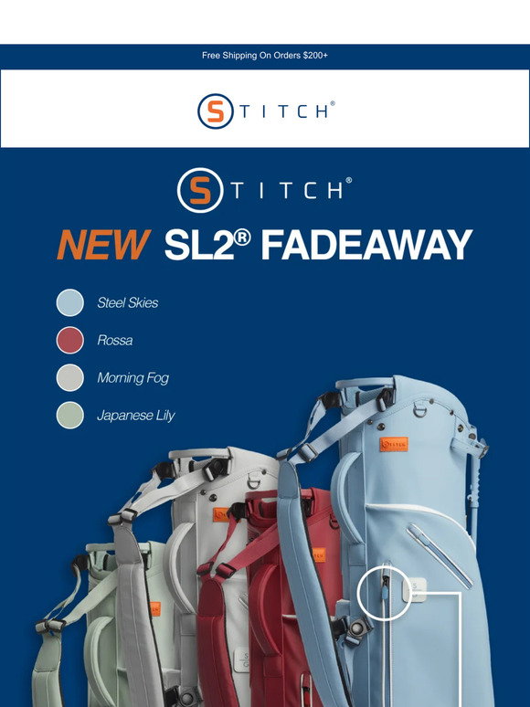 Stitch Golf: NEW | Limited Edition Colors Our SL2 Fadeaway Golf Bag ...