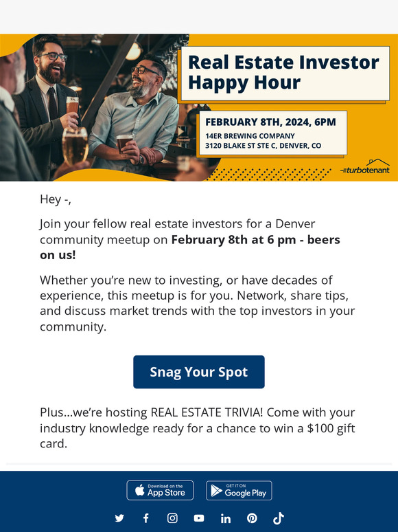 TurboTenant: Denver Meetup: Your Exclusive Invite | Milled