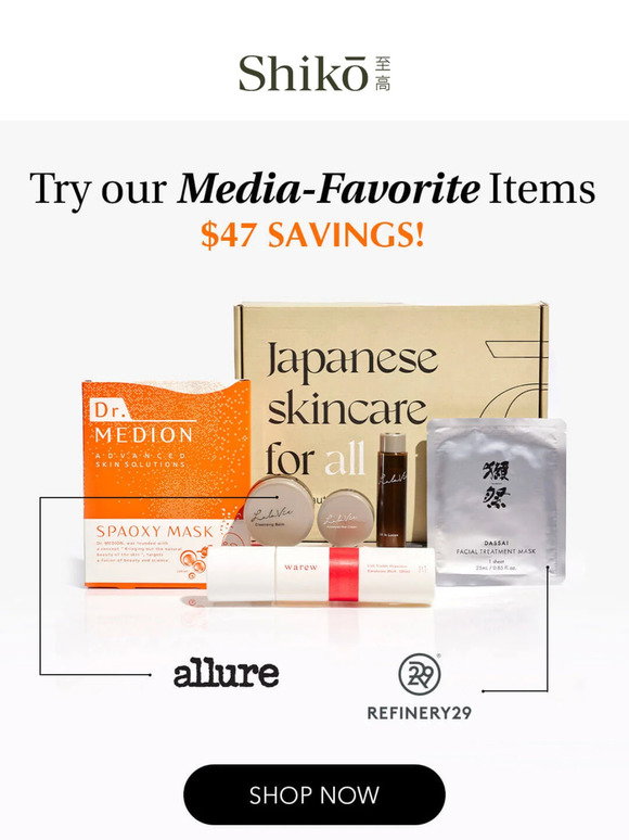 Shiko Beauty: Limited Offer 👉 Happy Box $47 Off! | Milled